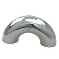 China SS304 316 Steel Pipe Fitting Armrest Assembly 90 Degree Elbow Long Radius for sale