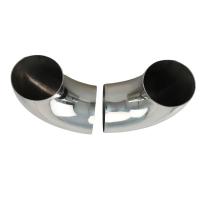 China SS304 Steel Pipe Fitting Fittings Welded 90 Degree Elbow Polished Glossy Sanded Brushed for sale