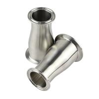 China 150mm Sanitary Elbow Pipe Fittings Stainless Steel Hygienic Tri Clamp Pipe Fitting for sale
