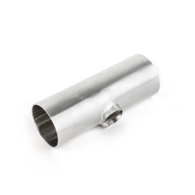 China stainless steel pipe fitting lateral tee stainless steel hose pipe for hot water tp316/304 for sale
