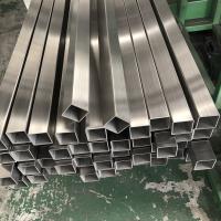 China 5.8m 10M 201 Stainless Steel Pipe Ss Rectangular Pipe HL Finish for sale