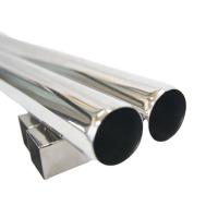 China 0.05mm 0.1mm 0.45mm0.24 mm thickness pipe round stainless steel decorative pipe for sale
