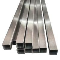 China 0.5 mm- 5 mm corrosion resistant rectangle brushed stainless steel square for decoration for sale