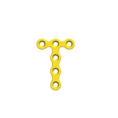 China Orthopedic Titanium Maxillofacial 2.0mm Plate Bone Implant L-Shaped Maxillofacial Plate for sale