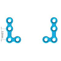 China Type II 1.5mm CE L Shaped Maxillofacial Plate for sale