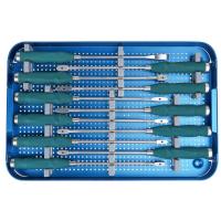 China PLIF Peek Cage Lumbar Titanium Cage Spinal Instrument Set for sale
