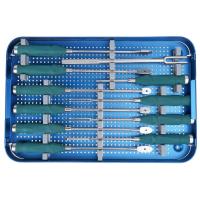 China PLIF Peek Cage Lumbar Titanium Cage Spinal Instrument Set for sale