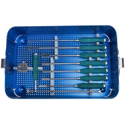 China Orthopedic Peek Cervical Cage Bone Spinal Instrument Set for sale