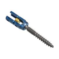 China Titanium 5.5mm Double Threaded Pedicle Screws Insert Spine Fixation Device for sale