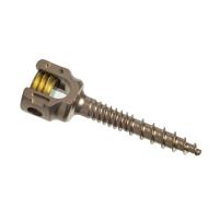 China Titanium 5.5mm Double Threaded Pedicle Screws Insert Spine Fixation Device for sale