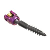 China Titanium 5.5mm Double Threaded Pedicle Screws Insert Spine Fixation Device for sale