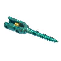 China Titanium 5.5mm Double Threaded Pedicle Screws Insert Spine Fixation Device for sale