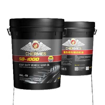 China 80W90 Synthetic Gear Oi Heavy Duty Gear Oil For Drive Axles API GL-5 for sale