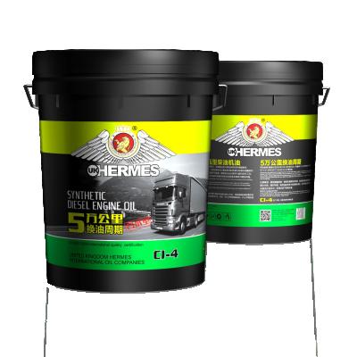 China UKHERMES 18L 50,000 km Drain Interval Synthetic Heavy Duty Diesel Engine Oil with API CI-4 and ACEA E7 for Extreme Load Protection for sale