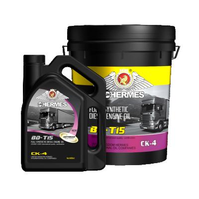 China UKHERMES T15 API CK-4 ACEA E9 10W40 Fully Synthetic Diesel Engine Oil for Heavy Duty Applications for sale