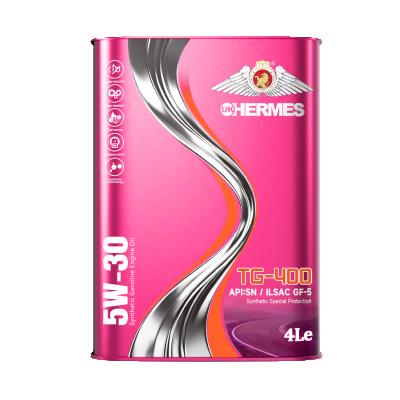 China UKHERMES Guard TG-400 5W30 Synthetic Oil API SN Engine Oil ILSAC GF-5 Active Protection for sale