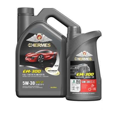 China EM-300 API SP 5W-30 Full Synthetic Gasoline Engine Oil 4L for Passenger Cars and SUVs for sale