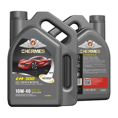 China High-Performance API SJ 10W-40 Gasoline Engine Oil 4L for Passenger Cars and SUVs for sale