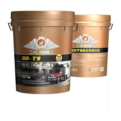 China BD-T9 API CI-4 Synthetic Technology Heavy-Duty Diesel Engine Oil 18L for Commercial Vehicles for sale