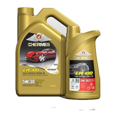 China EM-100 Ester-Based Full Synthetic API SP 5W-30 Gasoline Engine Oil 4L – OEM/ODM Manufacturer for sale