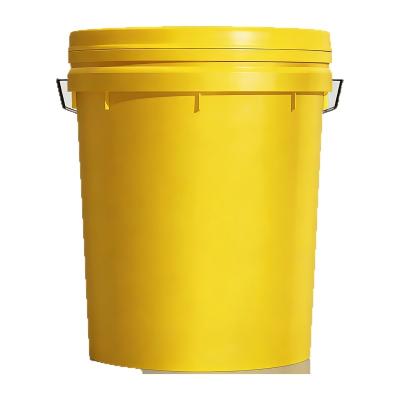China Yellow Customizable Lubricant Plastic Pail in 13L 16L 18L 20L Sizes for OEM ODM Projects for sale