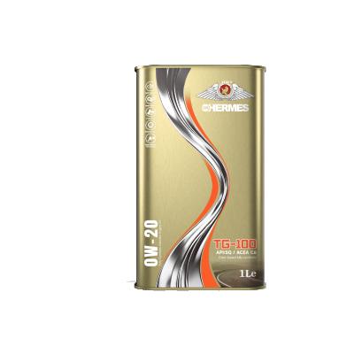 China TG-100 API SQ 0W-20 Ester Full Synthetic Gasoline Engine Oil for Passenger Cars and Light Commercial Vehicles for sale