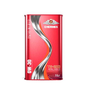 China TG-200 API SQ 0W-30 ACEA C3 Full Synthetic Gasoline Engine Oil 1L for Passenger Cars and Light Commercial Vehicles for sale