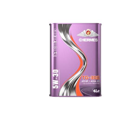 China TG-300 API SP 5W-30 ACEA C3 Full Synthetic Gasoline Engine Oil 4L for Passenger Cars and SUVs for sale