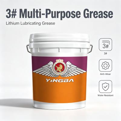 China NLGI 3 Multipurpose Lithium Grease with Wear Protection and Mechanical Stability for Industrial Applications for sale