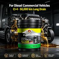 China API CI-4 50,000 km Extended-Drain Heavy-Duty Diesel Engine Oil in 18L Packaging for sale