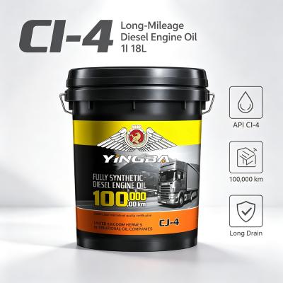 China API CJ-4 100,000 km Extended-Drain Heavy-Duty Diesel Engine Oil with Soot Control for Long-Lasting Protection for sale