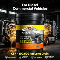 China API CJ-4 100,000 km Extended-Drain Heavy-Duty Diesel Engine Oil with Soot Control for Long-Lasting Protection for sale