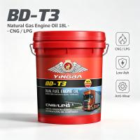 China BD-T3 CNG LPG Natural Gas Engine Oil 18L with Heavy-Duty Protection Soot Control and High-Temperature Stability for sale