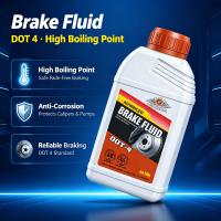 China DOT-4 High-Performance Brake Fluid 500g for Hydraulic Systems | OEM Private Label for sale