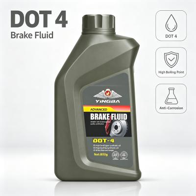 China DOT-4 High-Performance Brake Fluid 800g with Temperature Stability and Hydraulic Response for sale