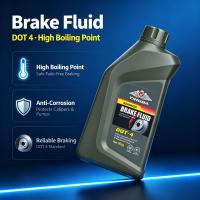 China DOT-4 High-Performance Brake Fluid 800g with Temperature Stability and Hydraulic Response for sale