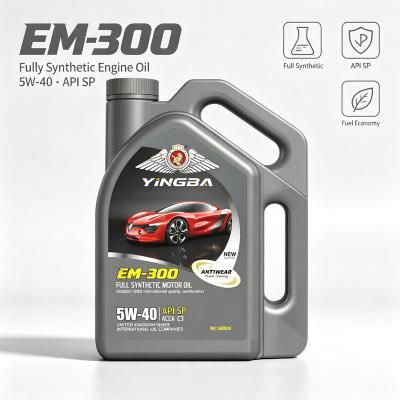 China API SP SAE 5W-40 Full Synthetic Gasoline Engine Oil Passenger Car Motor Oil for OEM Private Label for sale