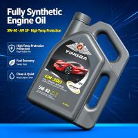 China API SP SAE 5W-40 Full Synthetic Gasoline Engine Oil Passenger Car Motor Oil for OEM Private Label for sale
