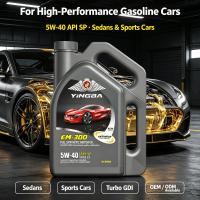 China API SP SAE 5W-40 Full Synthetic Gasoline Engine Oil Passenger Car Motor Oil for OEM Private Label for sale