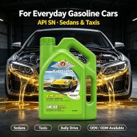 China API SN SAE 5W-40 ILSAC GF-4 Synthetic Technology Gasoline Engine Oil for Passenger Car Motor Oil for sale