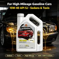 China API SJ 15W-40 Gasoline Engine Oil 3.5L Passenger Car Motor Oil for Wholesale and Private Label for sale