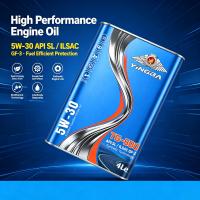 China SL Synthetic Technology Gasoline Engine Oil 4L Passenger Car Motor Oil for Wholesale Distribution for sale