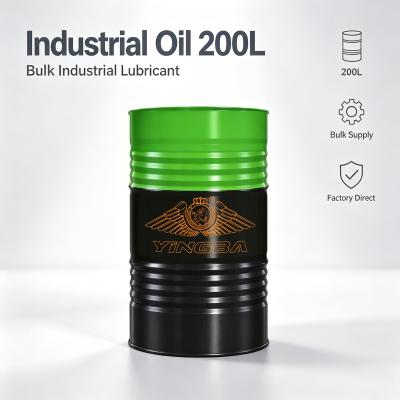 China 200L Drum Green and Black Industrial Lubricant with OEM Private Label Service for Industrial Lubricating Oil Supply for sale