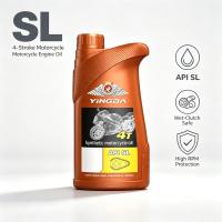 China API SL Synthetic 4-Stroke Motorcycle Engine Oil 1L for OEM Private Label Motorcycle Oil Manufacturing for sale