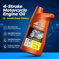 China API SL Synthetic 4-Stroke Motorcycle Engine Oil 1L for OEM Private Label Motorcycle Oil Manufacturing for sale