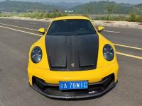 China Porsche 992 Carbon fiber body Kit 992 GT3 style front and rear bumper side skirt spoiler hood for sale