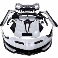China For Lamborghini Aventador LP700 LP720 Carbon Fiber Body Kit Aventador Upgraded SVJ Style Front and Rear Bumper Spoiler Body Kit for sale