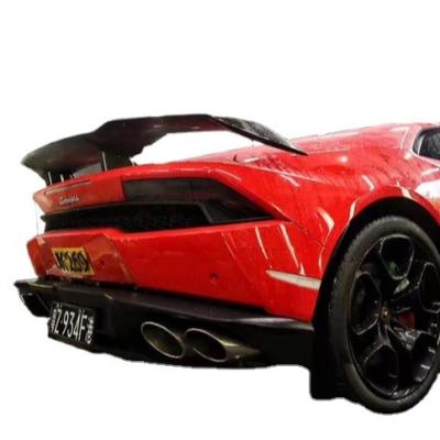 China For Lamborghini LP580 LP610 Carbon Fiber Spoiler LP580 LP610 Upgraded Vors Style Carbon Fiber Spoiler Wing for sale