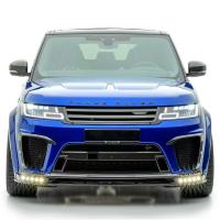 China Replacement Repair Land Rover Body Kit 2017 - 2019 Spoiler Hood Resin Fiber Front Lip for sale