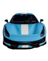 China Auto Parts ForFerrari 488 Body Kit 488 Upgraded PistA-style Front and Rear Bumper Bonnet Spoiler Carbon Fiber Body Kit for sale
